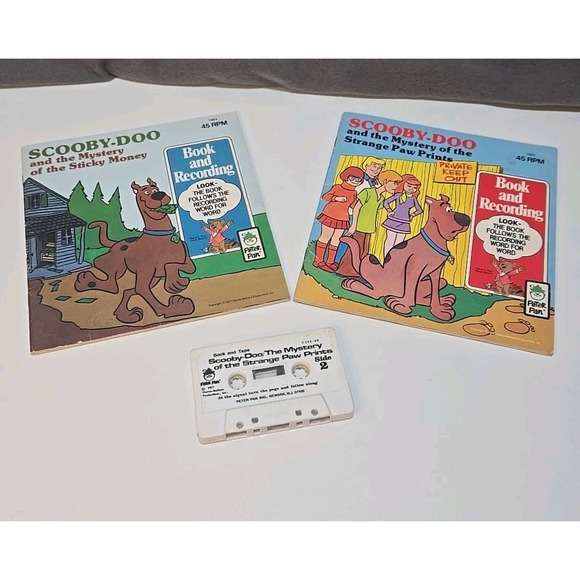 Portable Audio & Video | 2 Book Cassette Scooby Doo Peter Pan Records ...